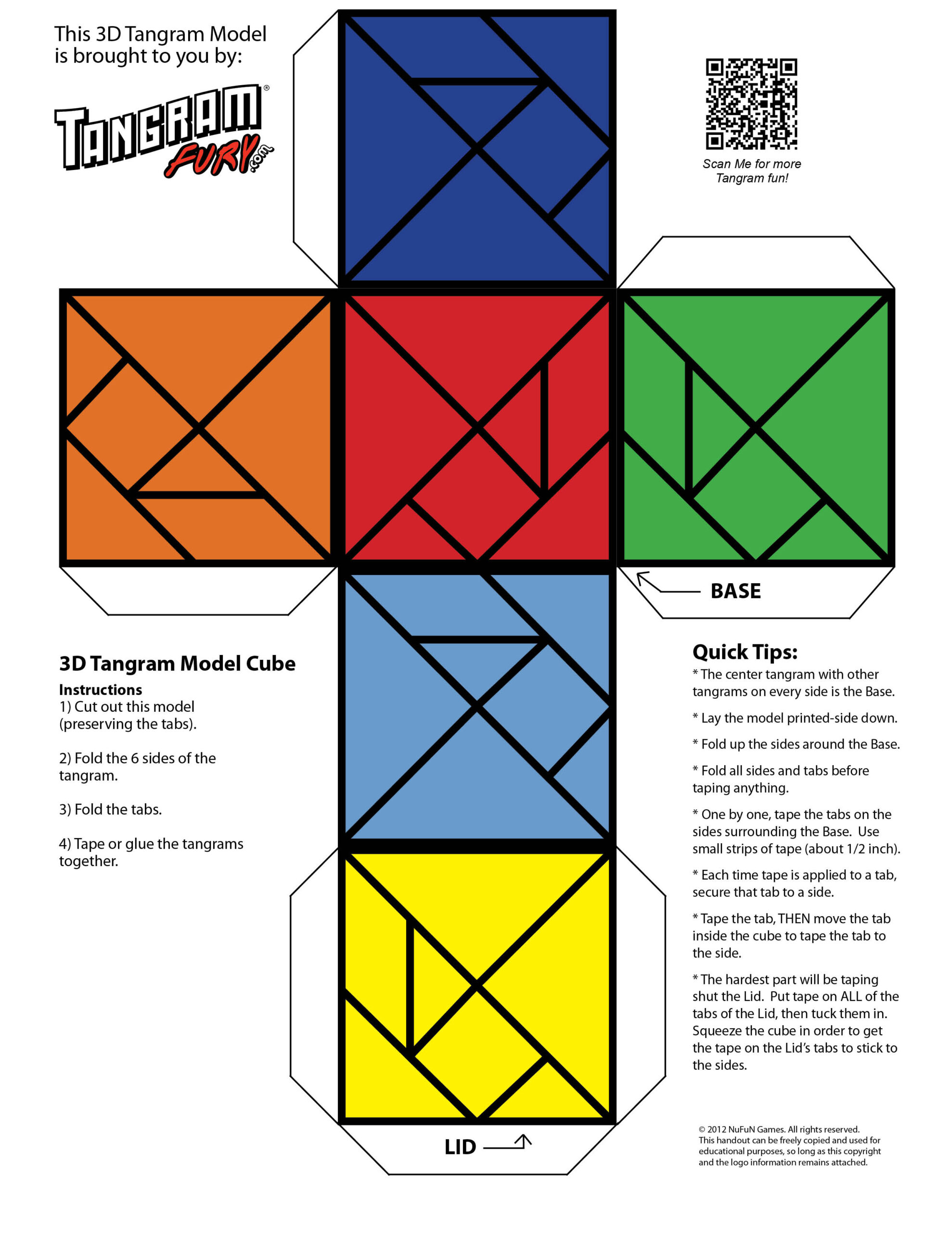 3D Tangram Cubes – TangramFury