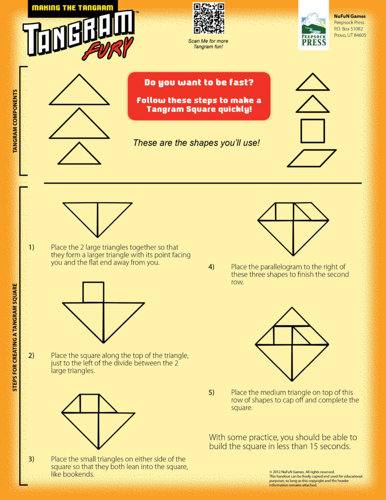 Tangram Activity Sheets – TangramFury
